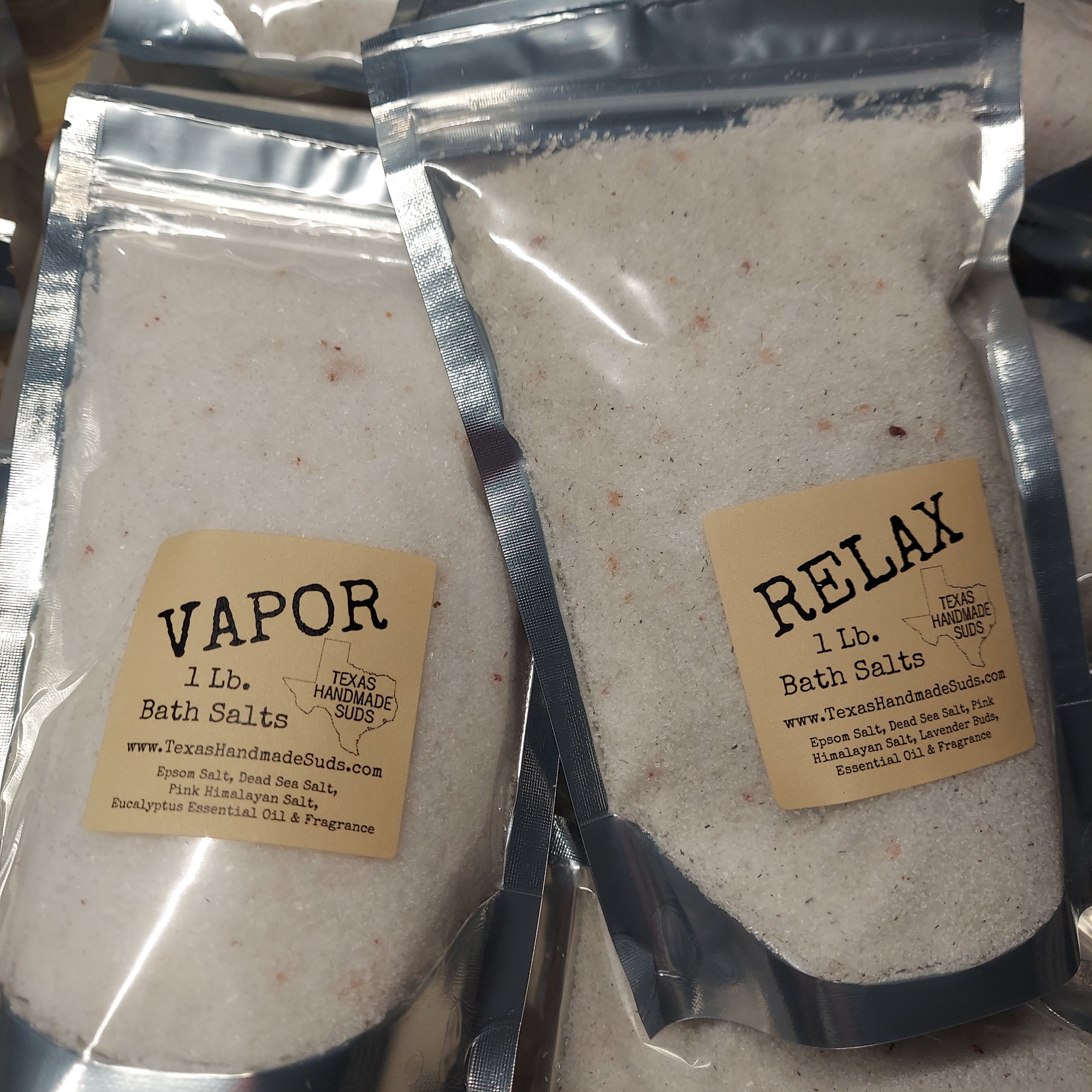 Bath Salts Vapor Relax | Texas Handmade Suds